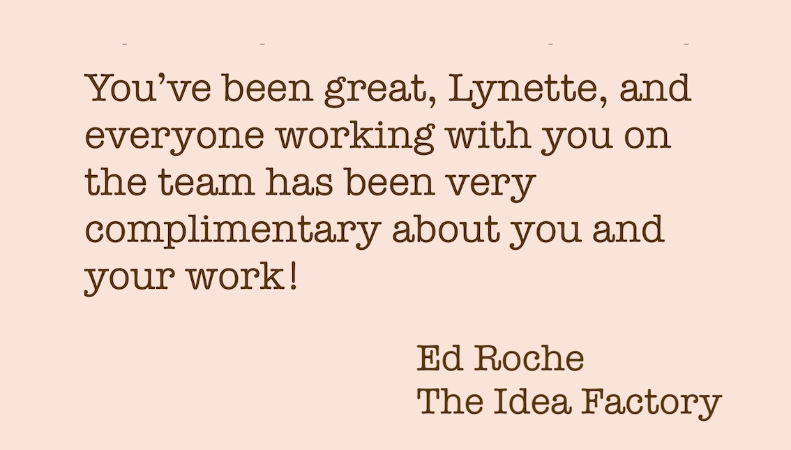 Testimonials – Lynette Adams